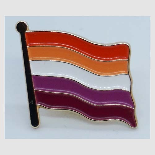 Community Lesbian Pride Flag Enamel Pin Badge Etsy Uk