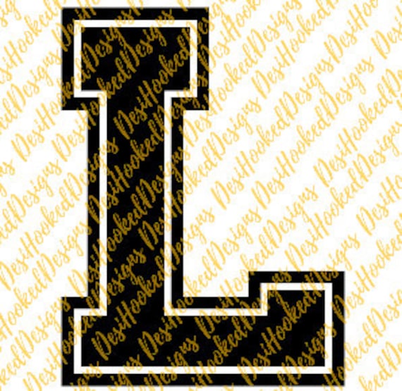 Varsity Letter l Crochet Graph Pattern - Etsy