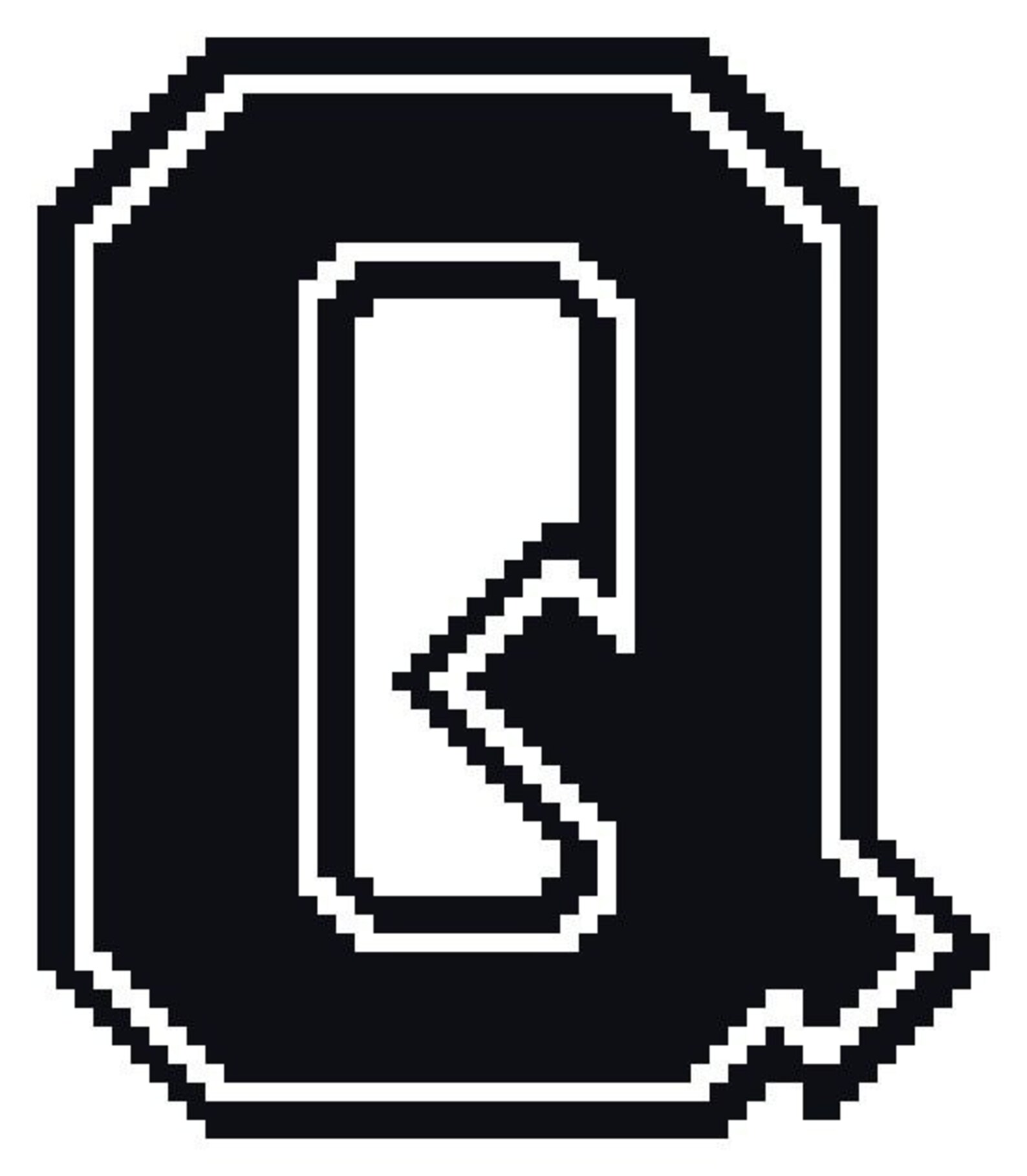 Varsity Letter "q" Crochet Graph Pattern - Etsy