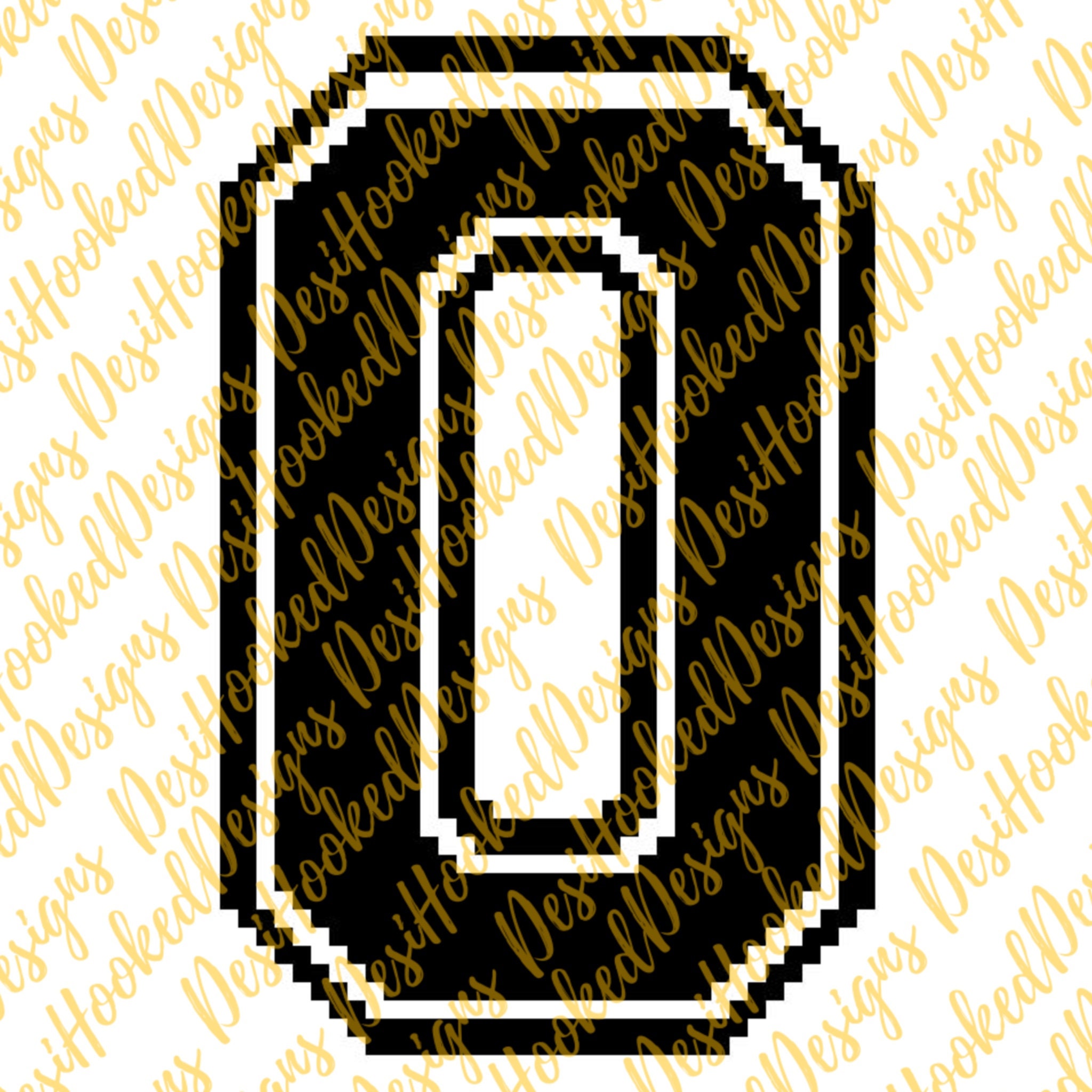 Varsity Letter "o" Crochet Graph Pattern - Etsy