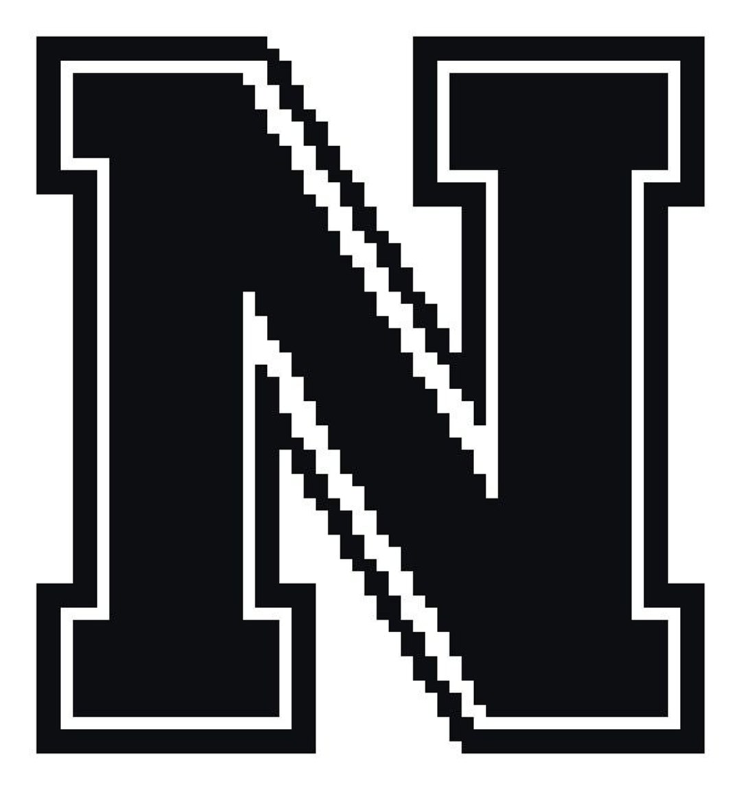 Varsity Letter "n" Crochet Graph Pattern - Etsy