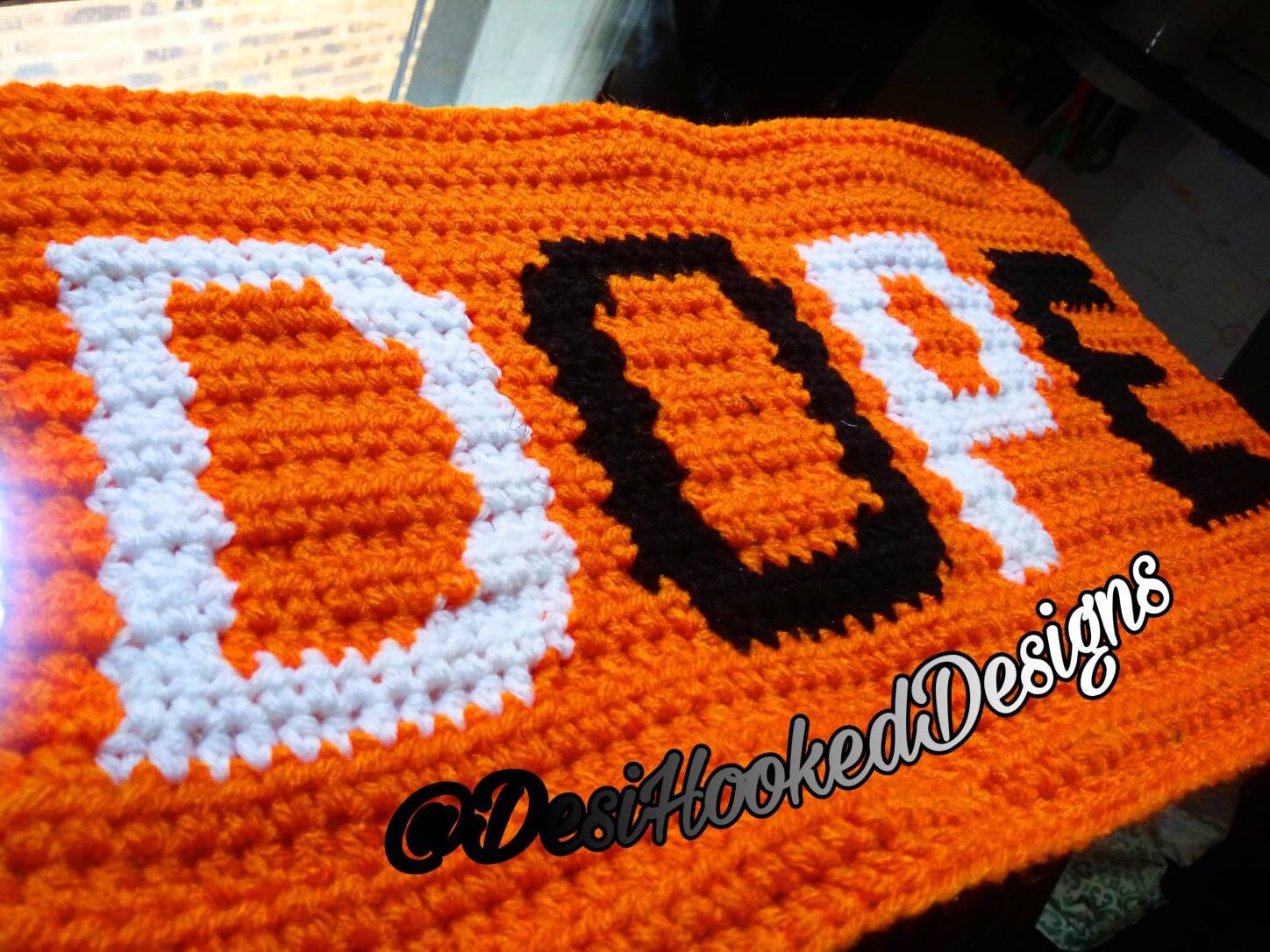 DOPE Word Crochet Graph Pattern - Etsy