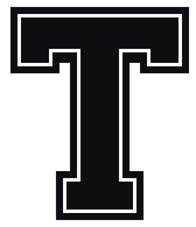 Varsity Letter "t" Crochet Graph Pattern - Etsy