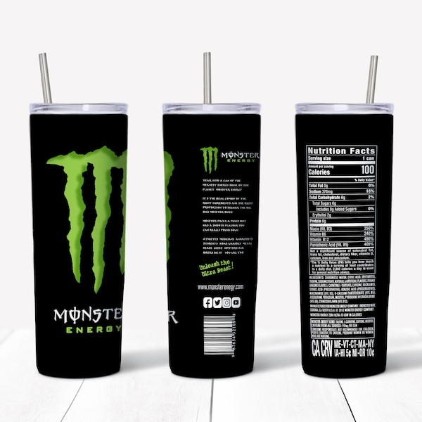 Monster Energy Tumbler Wraps - Etsy