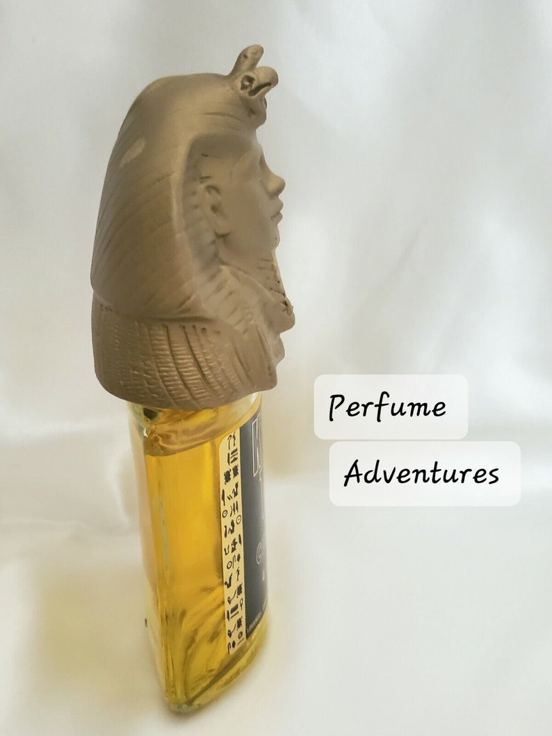 RARE Vintage Egyptian Themed KING TUT Decanter Cologne Pharaoh Figural ...