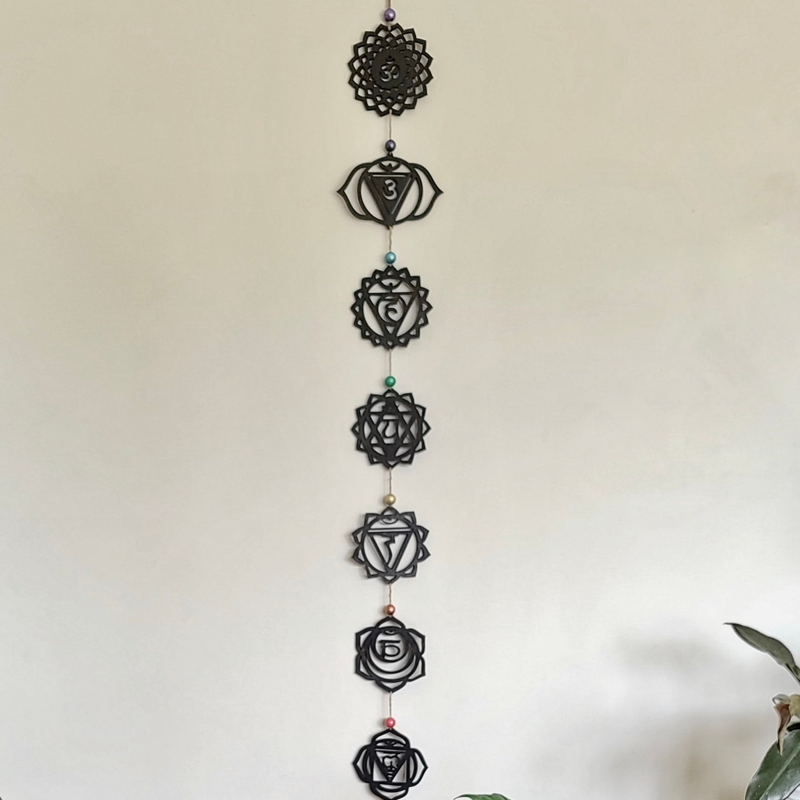 Chakra Wall Decor Chakra Wall Hanging Chakra Healing Yoga | Etsy