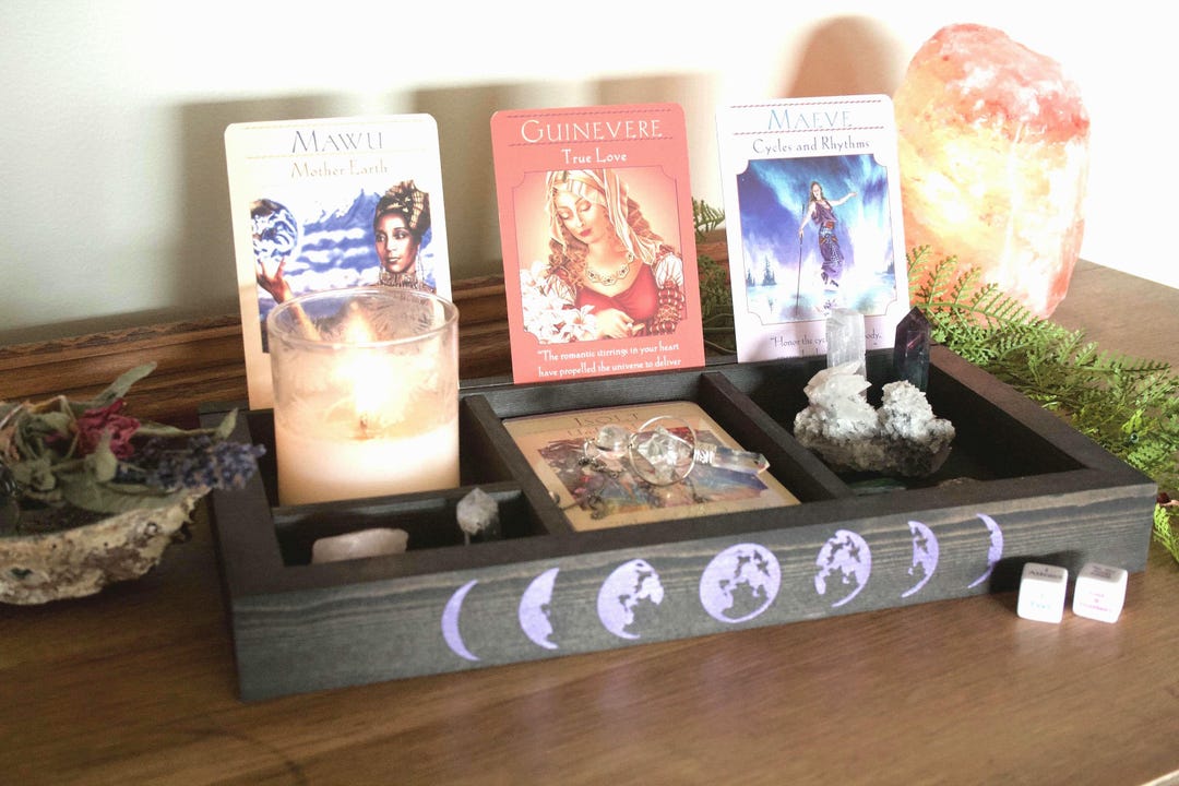 Tarot Card Box, Tarot Card Holder, Altar Box, Gifts for Best Friend ...