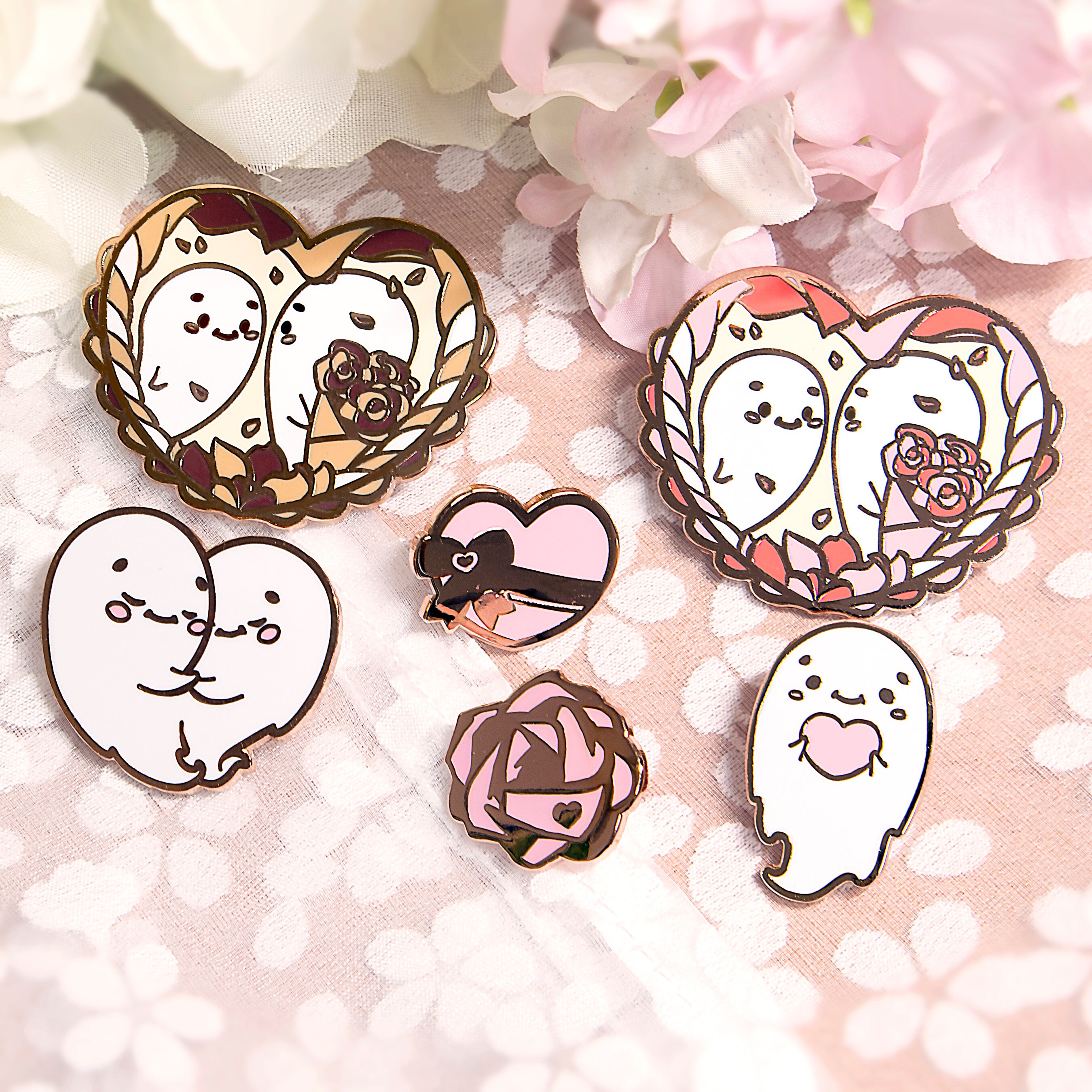 Mini Rose Pin Cute Small Enamel Pin Board Filler You're - Etsy