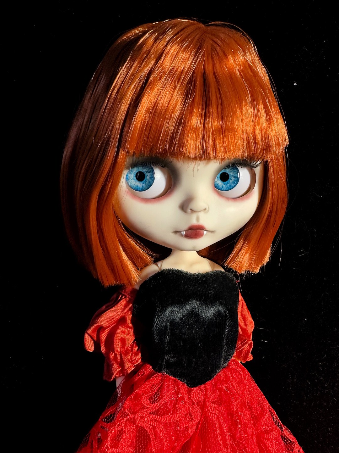 Elvira Blythe Custom Doll Ooak Gothic Vampire Halloween - Etsy