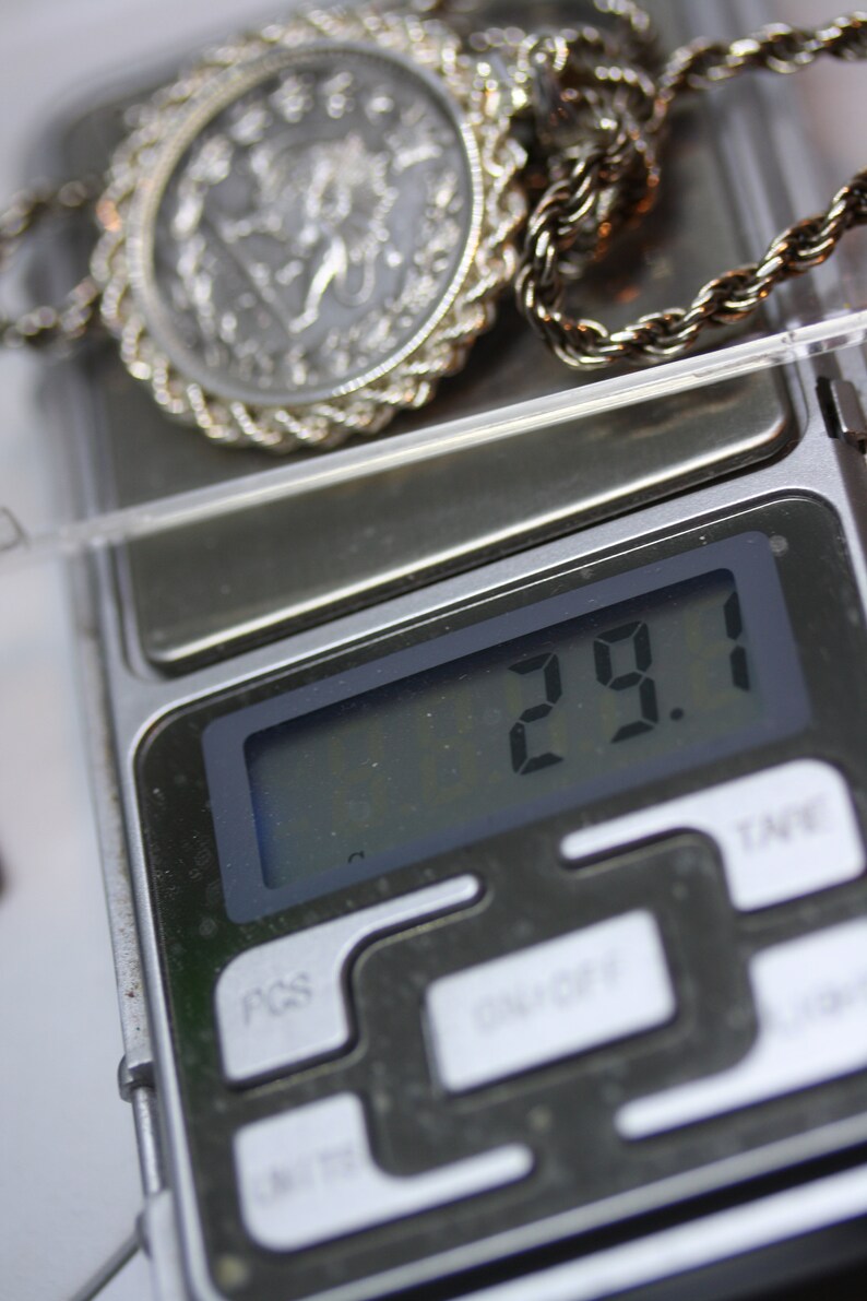 Vintage 1910 Persis Qajar Bezel Lion Sun Coat of Arm Coin 925 Silver ...