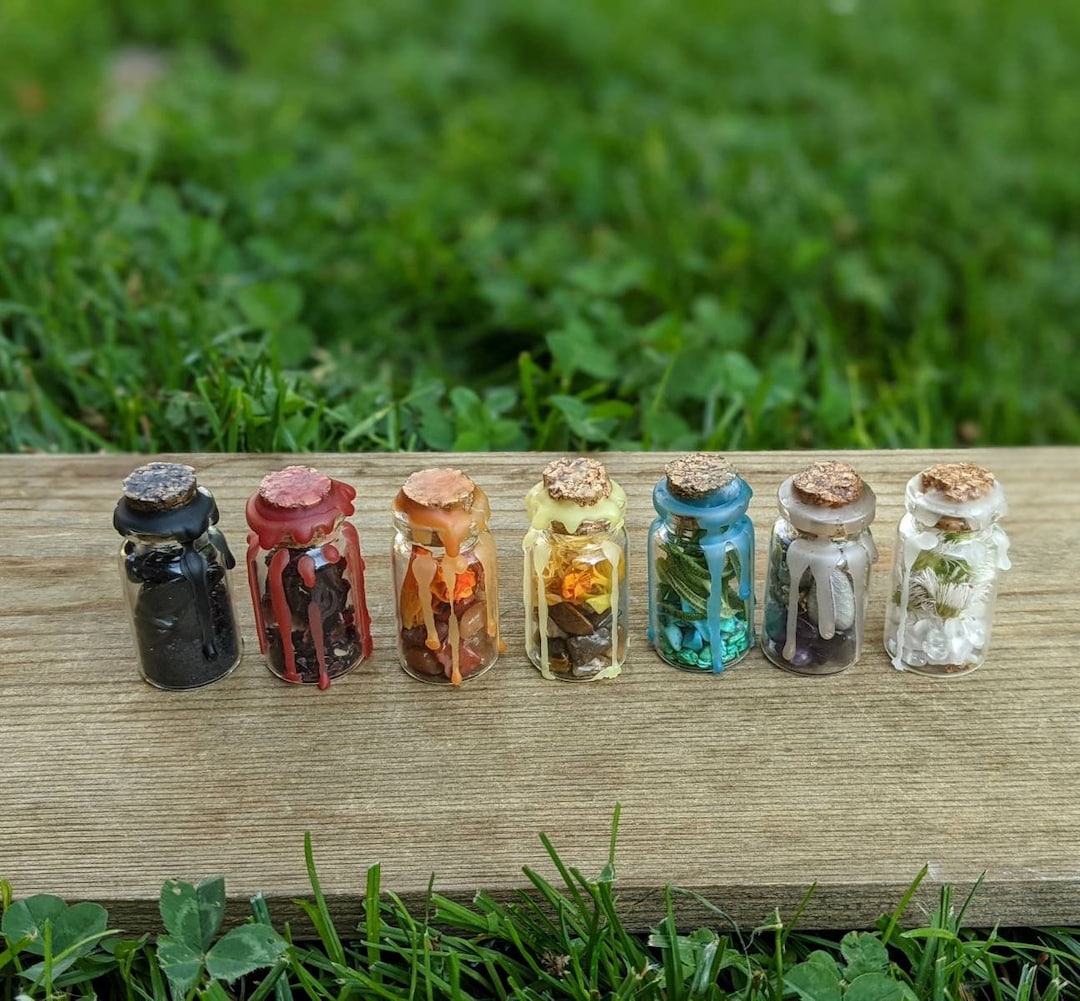 CHAKRA AFFIRMATION JAR With Crystals and Sacred Herbs - Meditation ...
