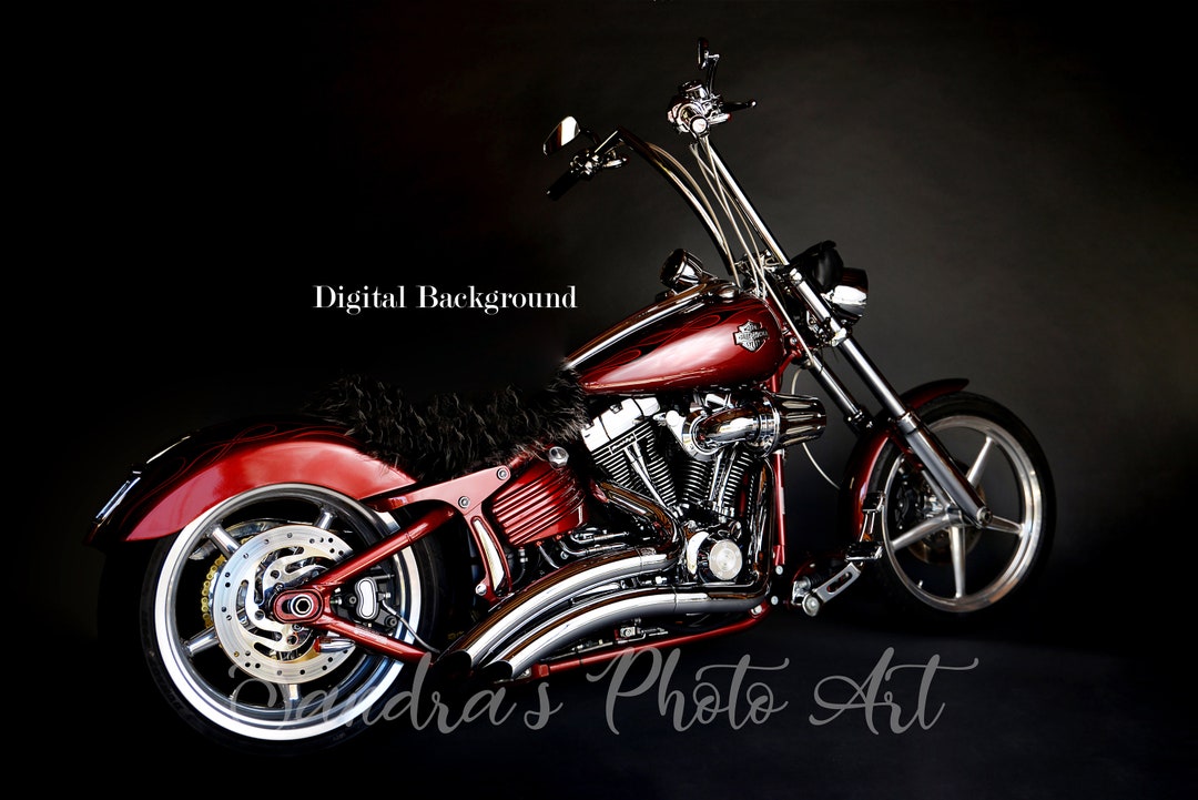 Digital Newborn Background, Digital Backdrop, Boy, Harley Davidson ...