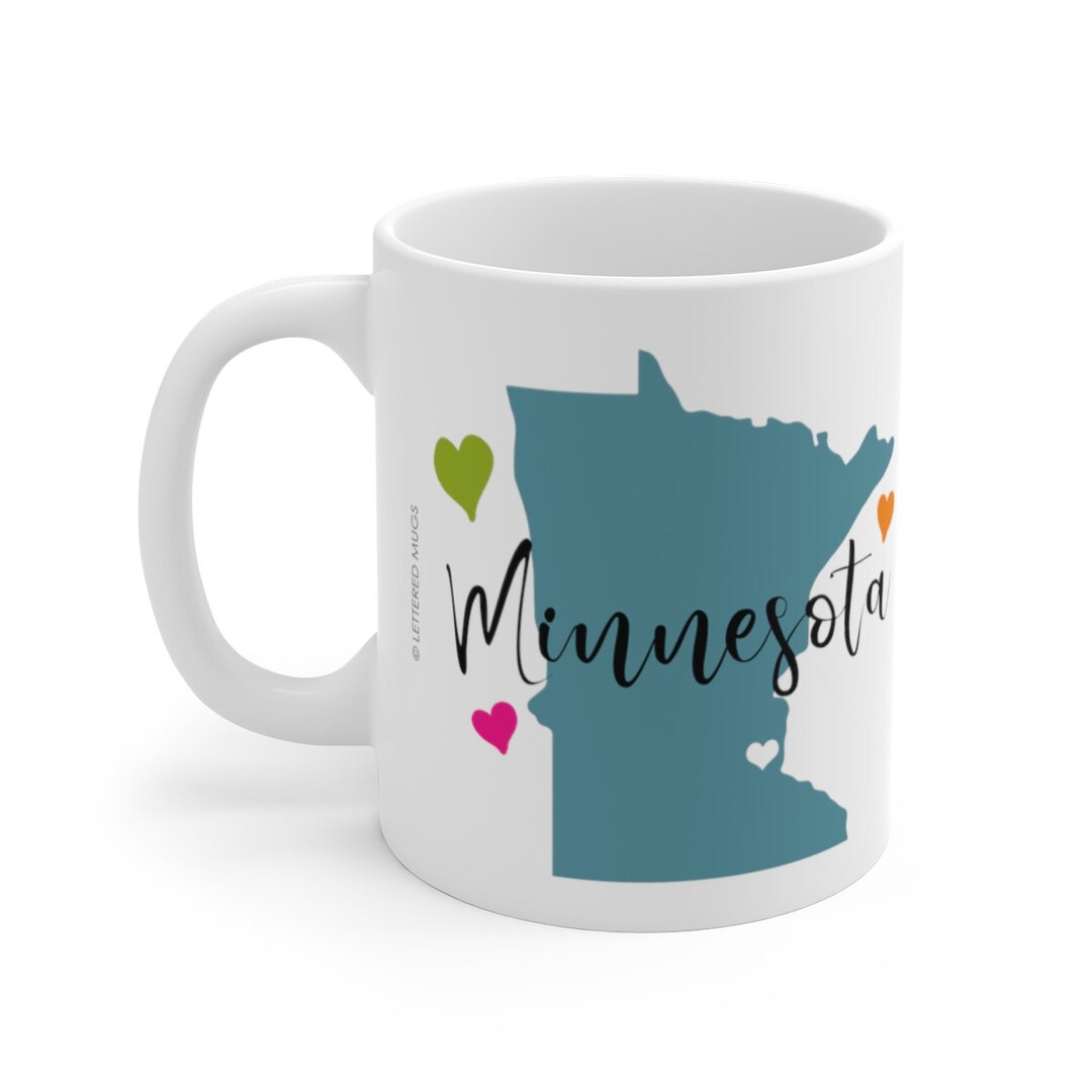 Minnesota Mug, Minnesota Lover Gift, Minnesota Coffee Mug, Minnesota ...