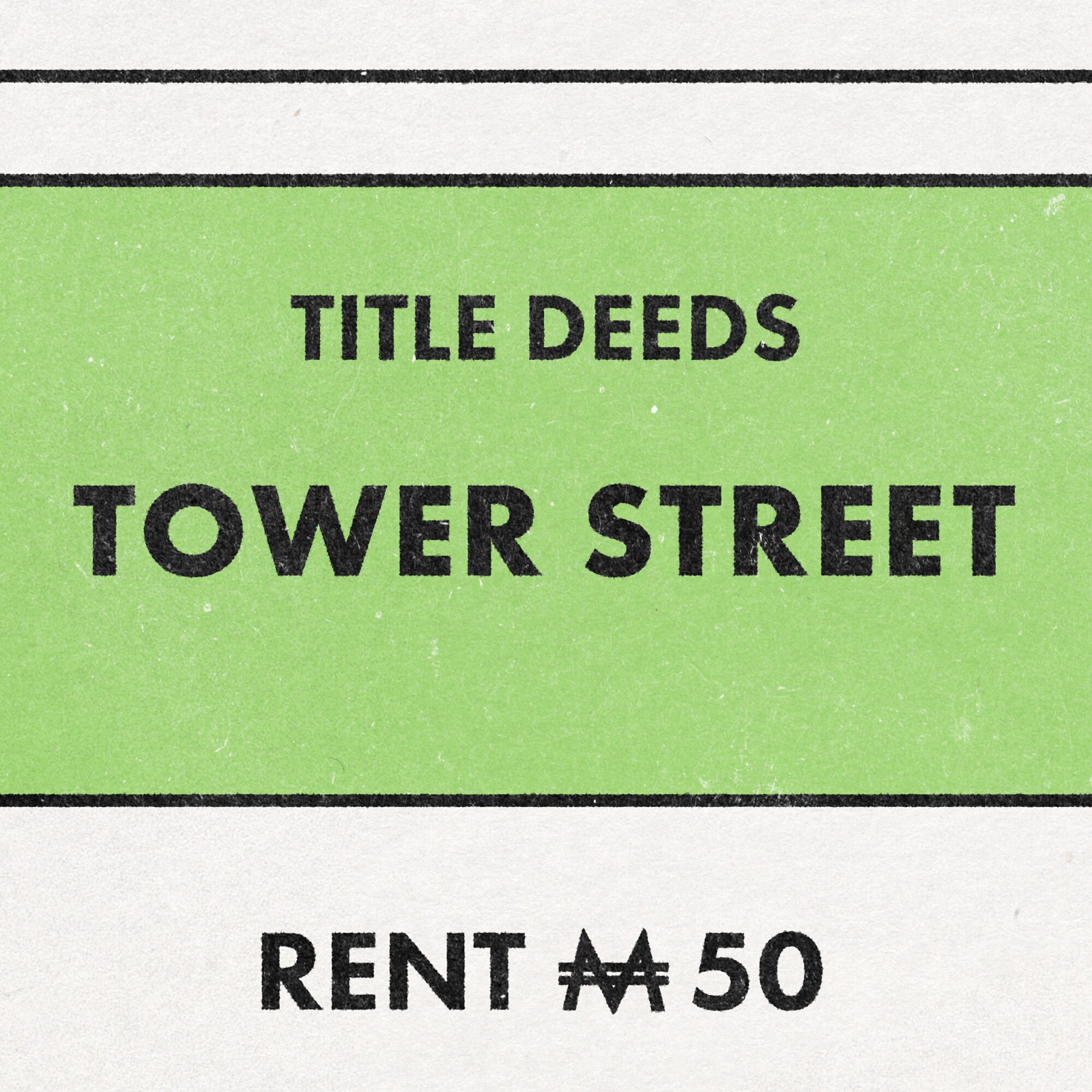 Custom Street Name Monopoly Card Digital Download Poster - Etsy