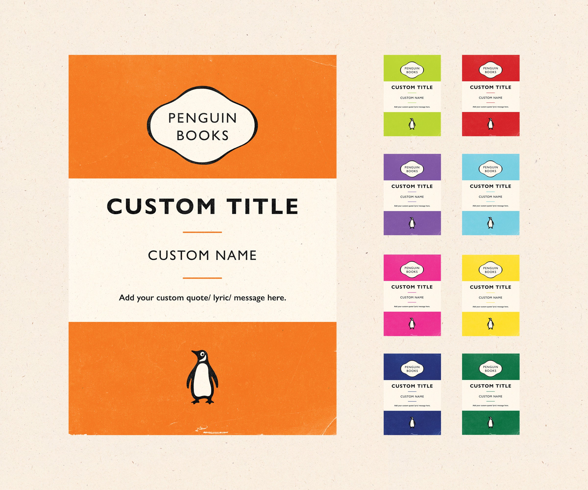 Penguin Book Covers Art