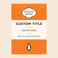Fully Customisable/personalised Penguin Classics Book Cover Art ...