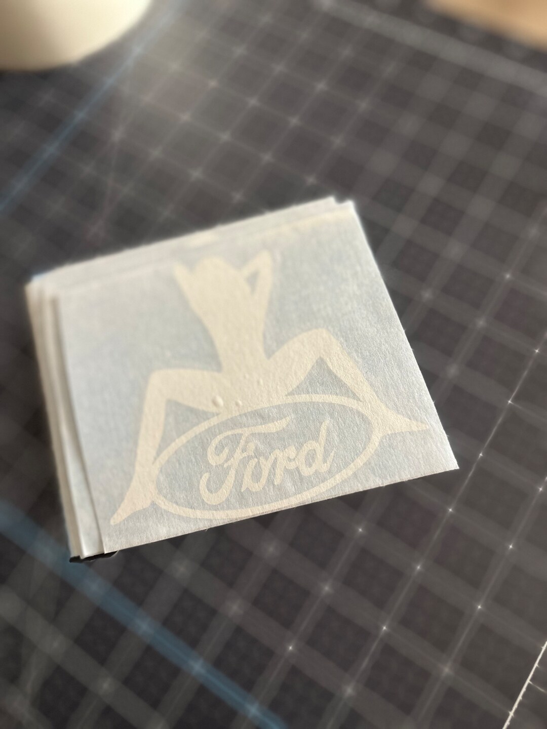 Ford Woman Car Window Decal - Etsy