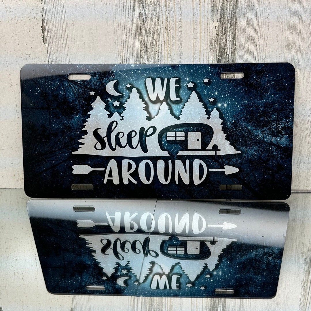 Camper Vanity License Plate - Etsy