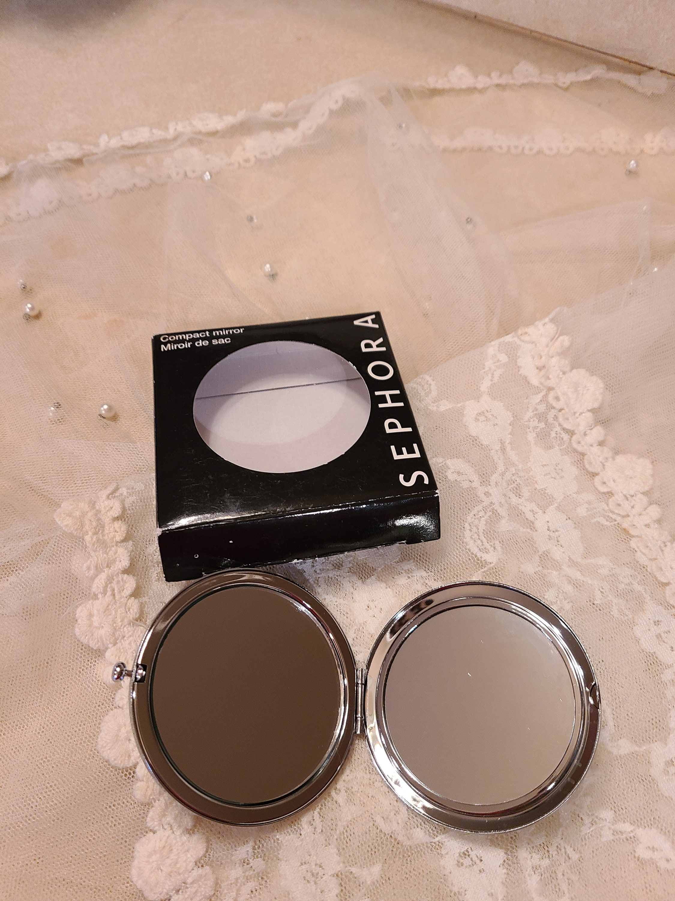 GLAM Sephora Compact Mirror Encrusted in Rhinestones and Red - Etsy