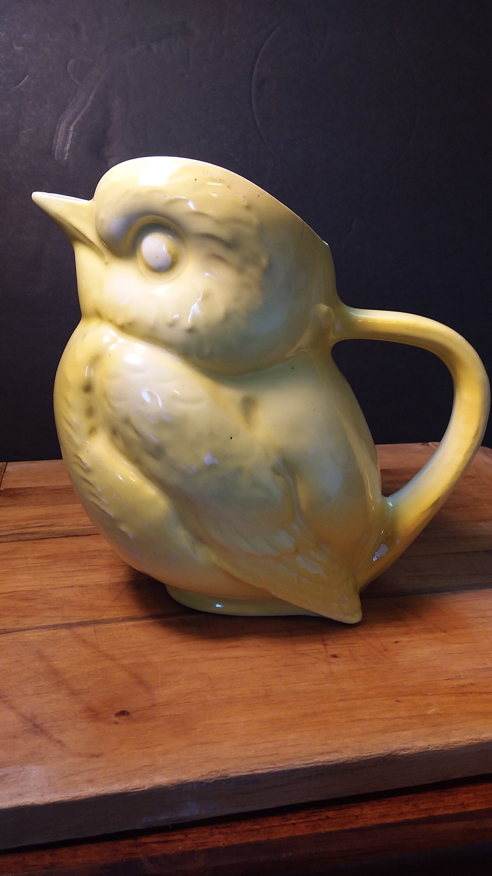 Antique Sevres Yellow Bird Pitcher Ceramic Porcelain 8" Tall - Etsy
