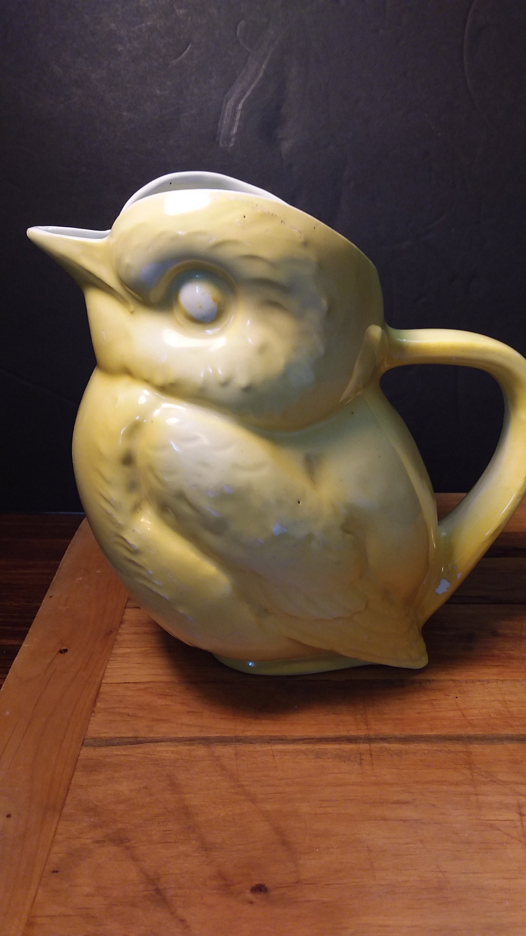 Antique Sevres Yellow Bird Pitcher Ceramic Porcelain 8" Tall - Etsy