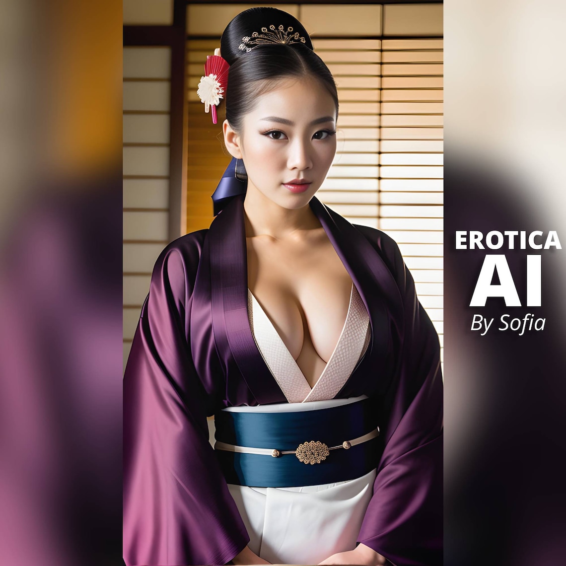 Erotica AI Japanese Geisha Art Photos - Over 50 High-resolution Images + Bonus - Etsy