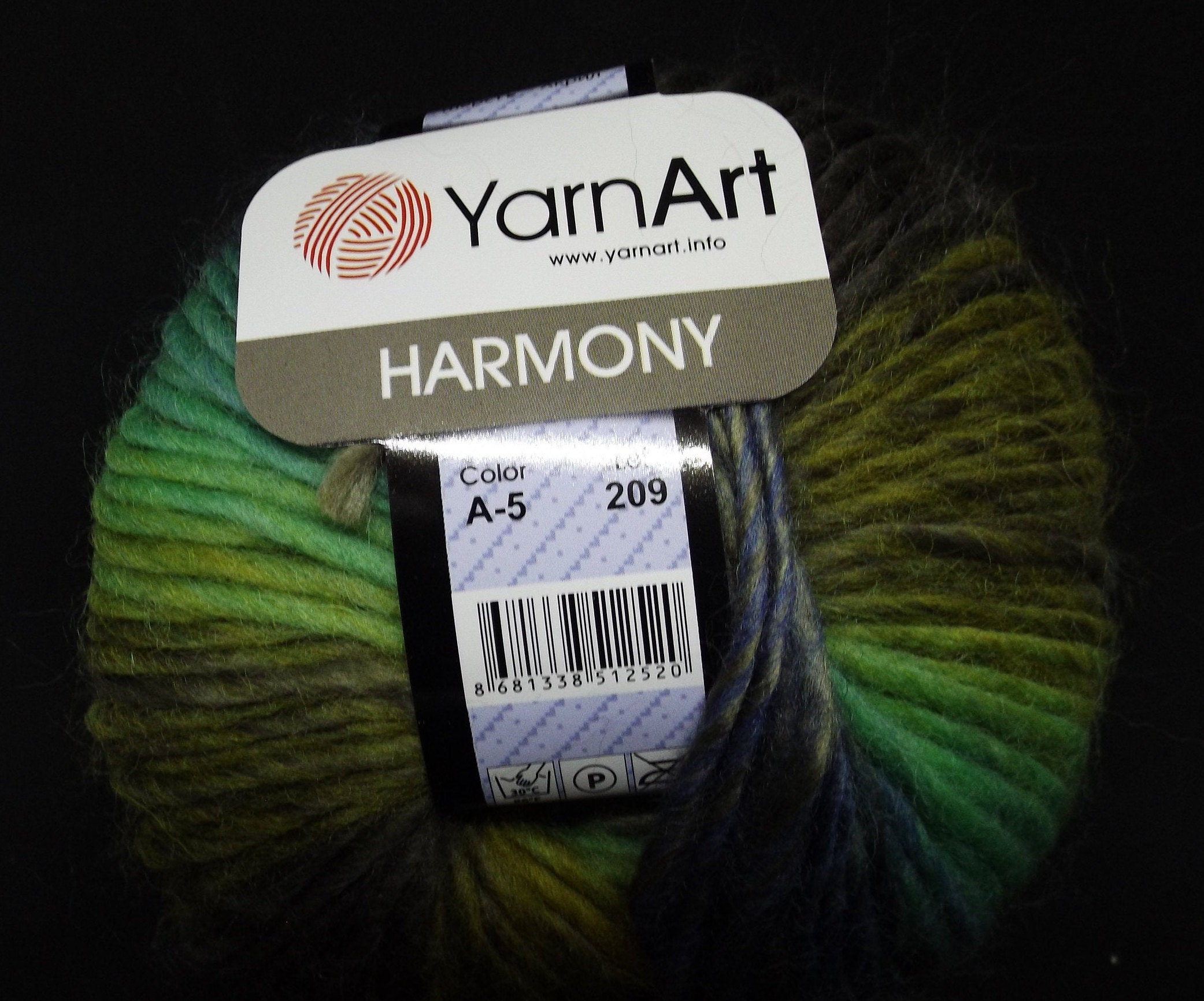 Yarn Art Harmony A5 50 grams/87.5 yards 60% Wool 4 | Etsy
