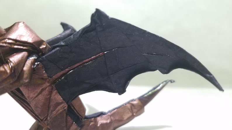 Origami Dragon Crease Pattern Natural Color Change - Etsy