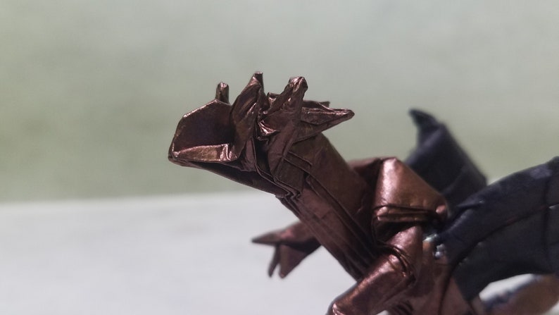 Origami Dragon Crease Pattern | Natural Color Change - Etsy