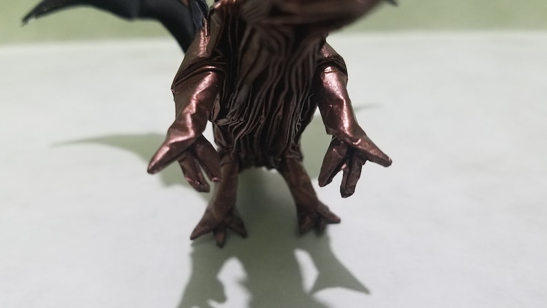 Origami Dragon Crease Pattern Natural Color Change - Etsy