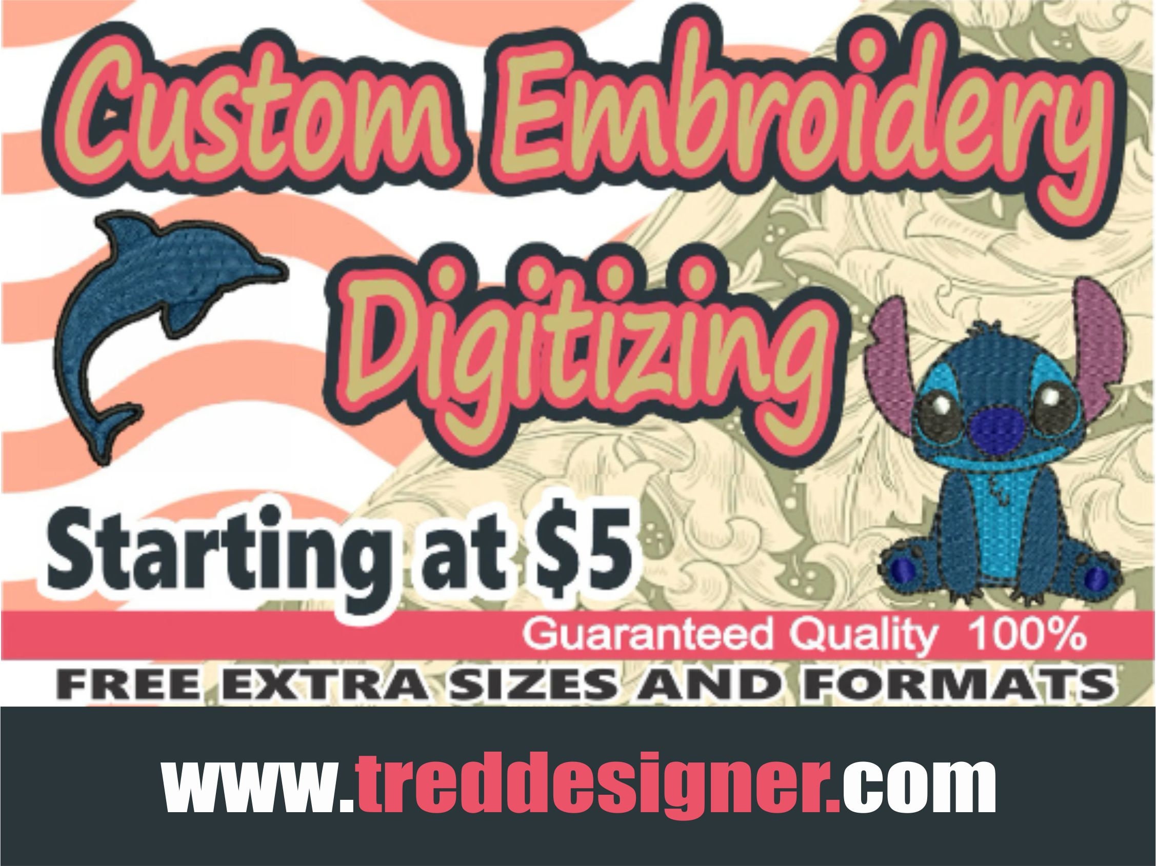 Custom Digitizing Embroidery Designs