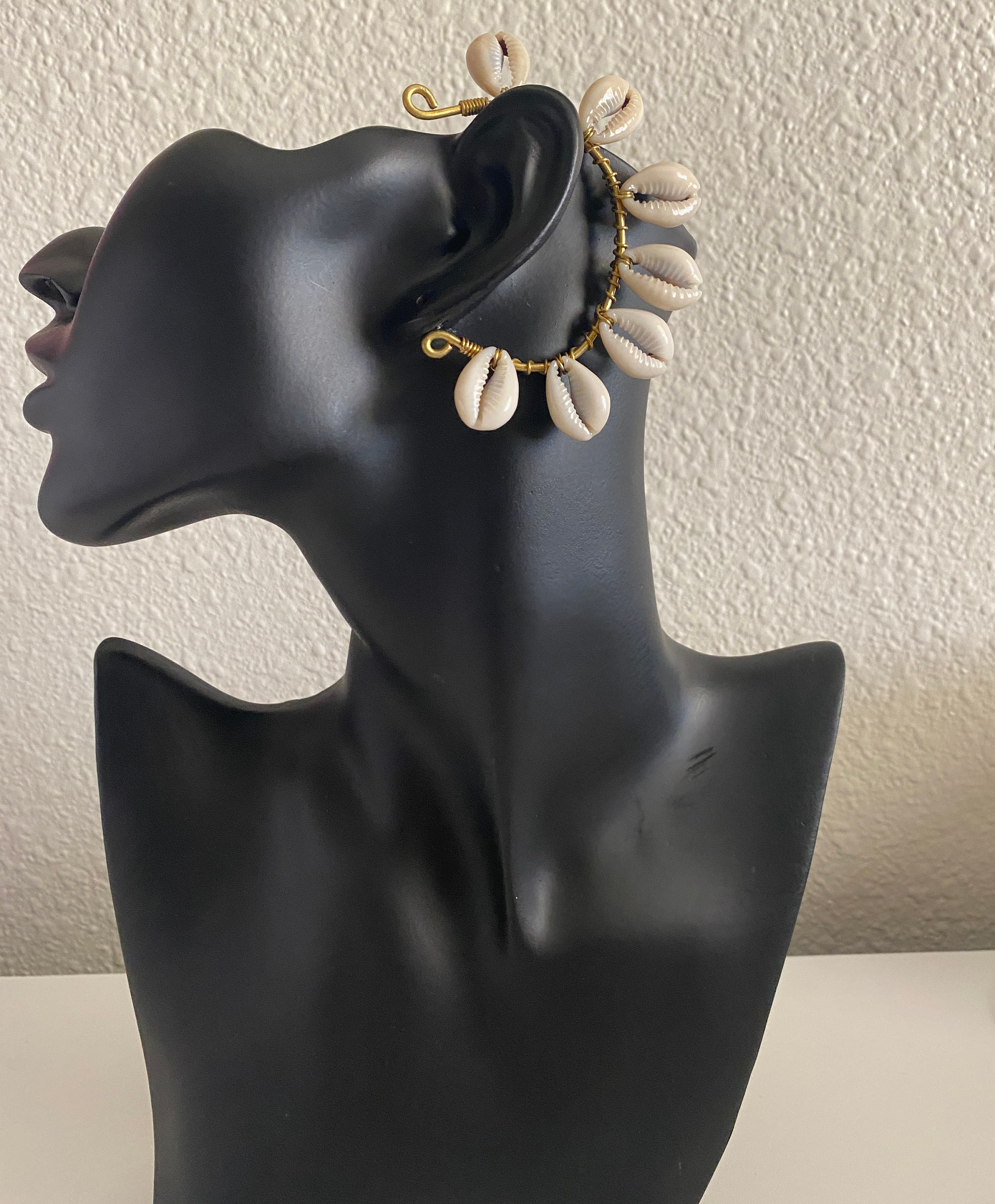 Ear Cuff Cowrie Shell Earring African Jewelry for Women - Etsy