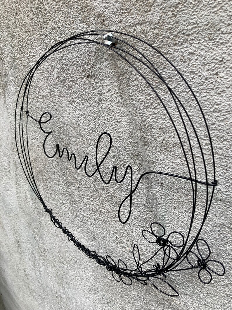 Personalized Wire Art Wire Wall Art Decorative Wall Hanging | Etsy