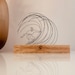 Wire Art, Abstract Surfing Sculpture, Office Decor, Wave & Surfer Table ...