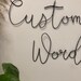Custom Words Wire Art Wall Sign Personalized Wire Art - Etsy