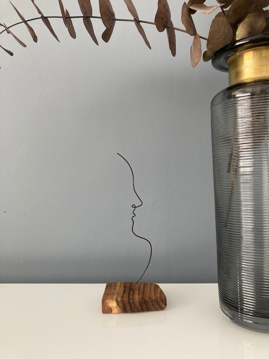 Wire Art Sculpture / Handmade / Abstract / Love / Tabletop Decor Wire ...