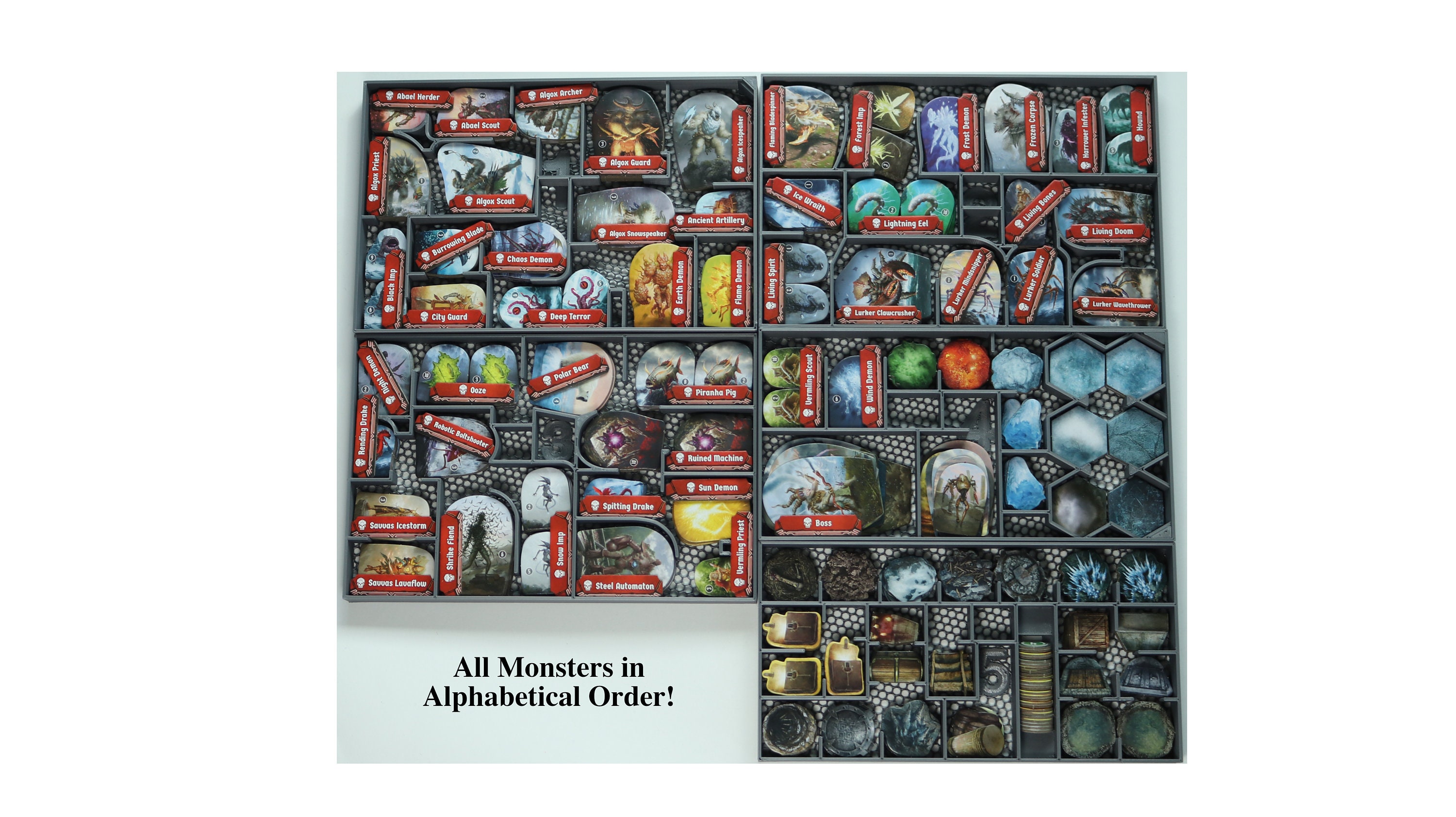 Frosthaven Monster and Token Organizers Box Insert - Etsy