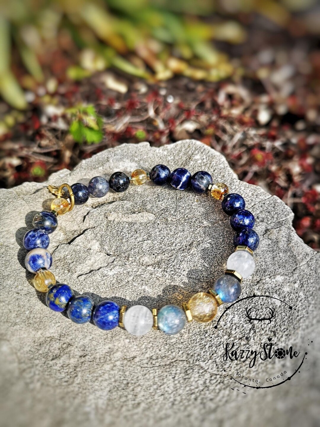 Writer's Talisman Bracelet / Stones for Creative Types, Writer's Block ...
