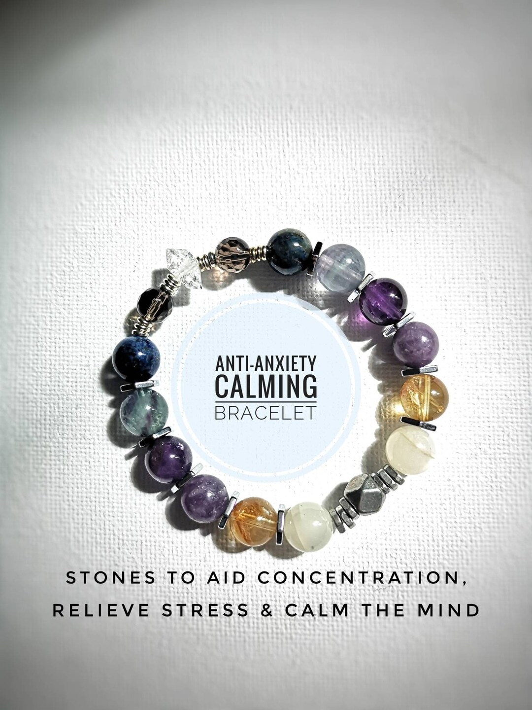 Anti-anxiety Calming Bracelet | CALM Bracelet | Stones to Increase ...