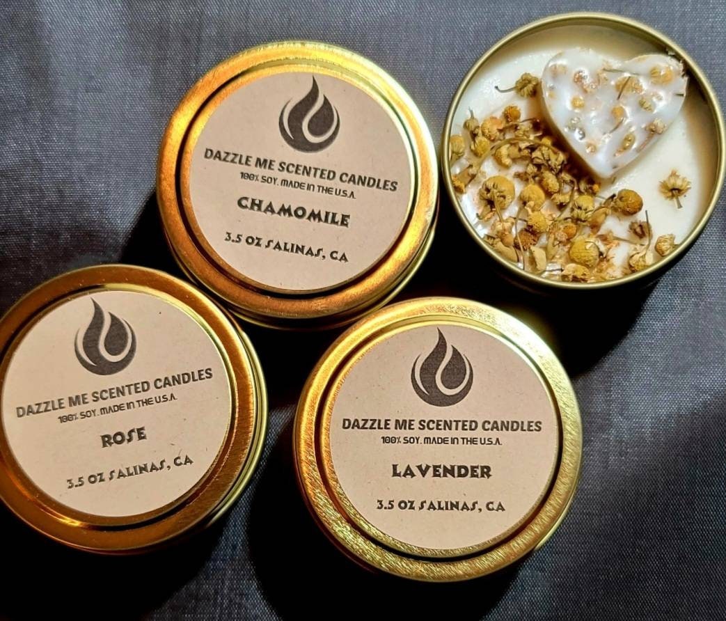 WICKLESS CANDLE Trio W/WARMER - Etsy