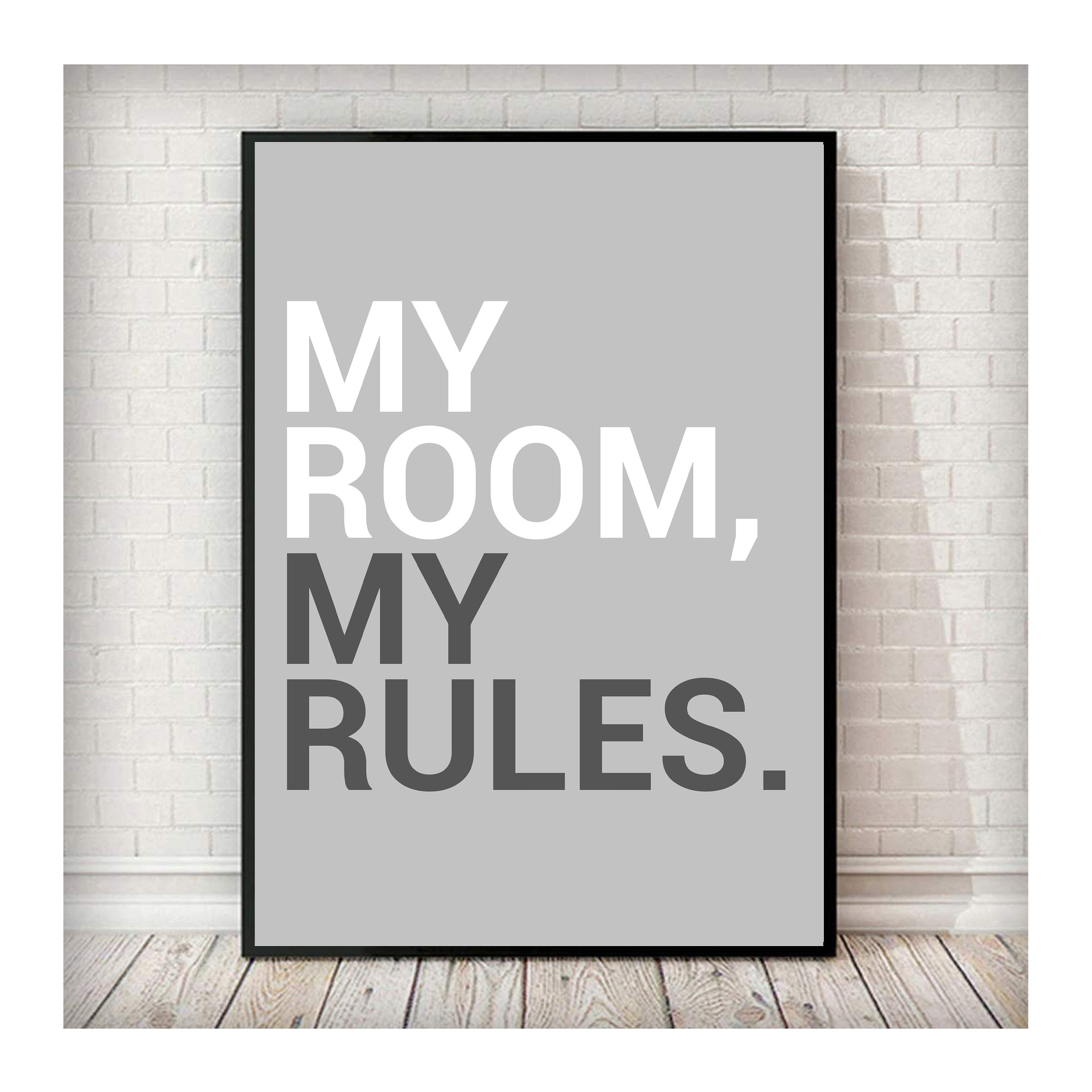 Rules For Your Room
