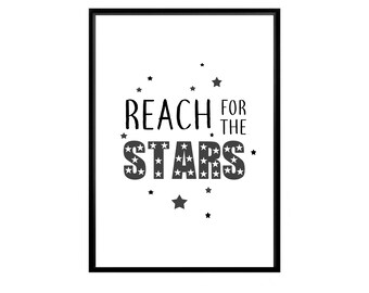 Stars Quote Print | Etsy