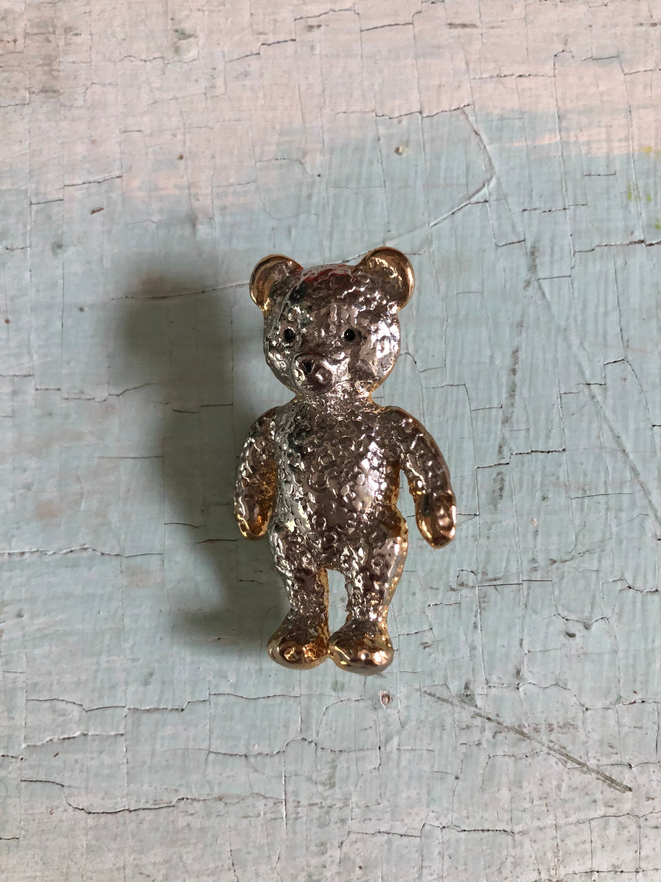 Teddy Bear Pin - Etsy