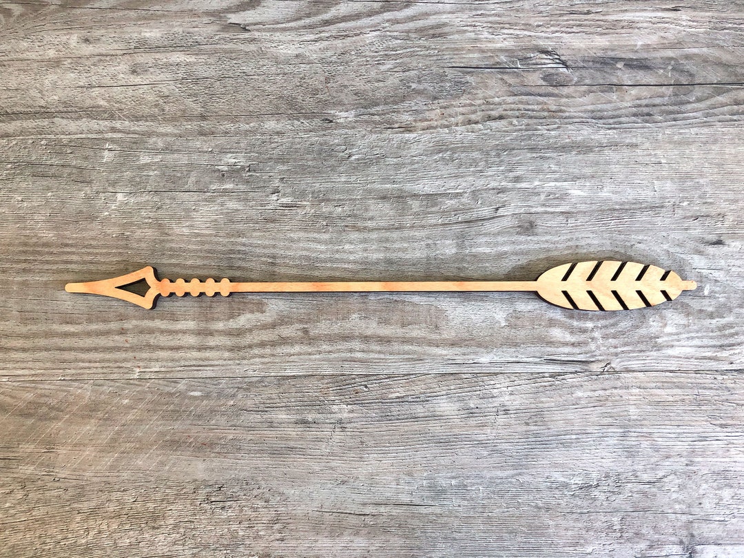 Wooden Arrow Nursery Decor, Modern Wood Arrow Wall Art From Birch, Eco ...