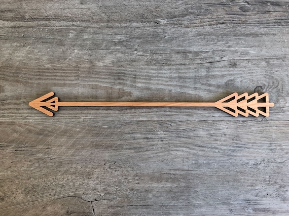 Wooden Arrow Nursery Decor Modern Wood Arrow Wall Art from | Etsy