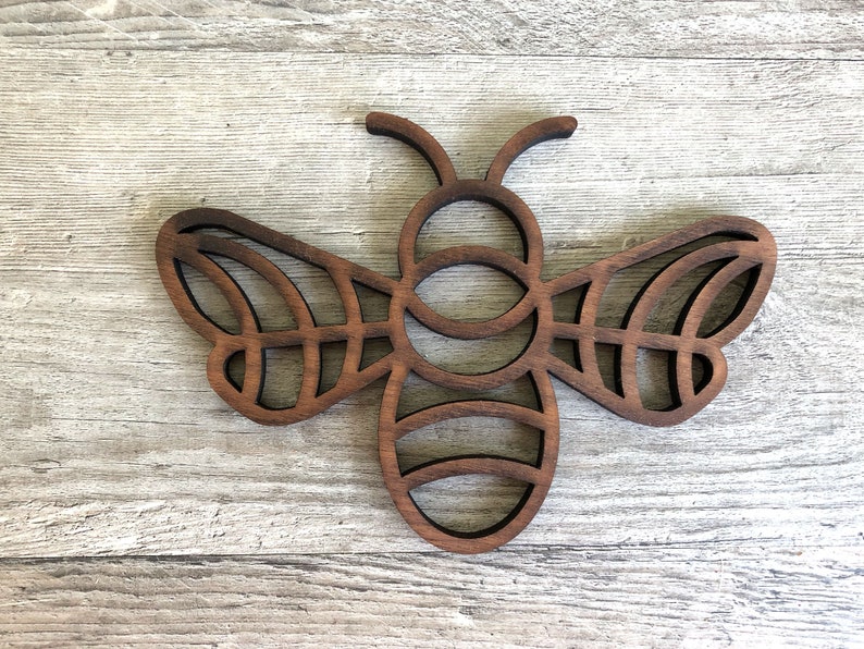 Roma the Bee: Woodland Nursery Decor, Wooden Bumblebee Wall Art From ...