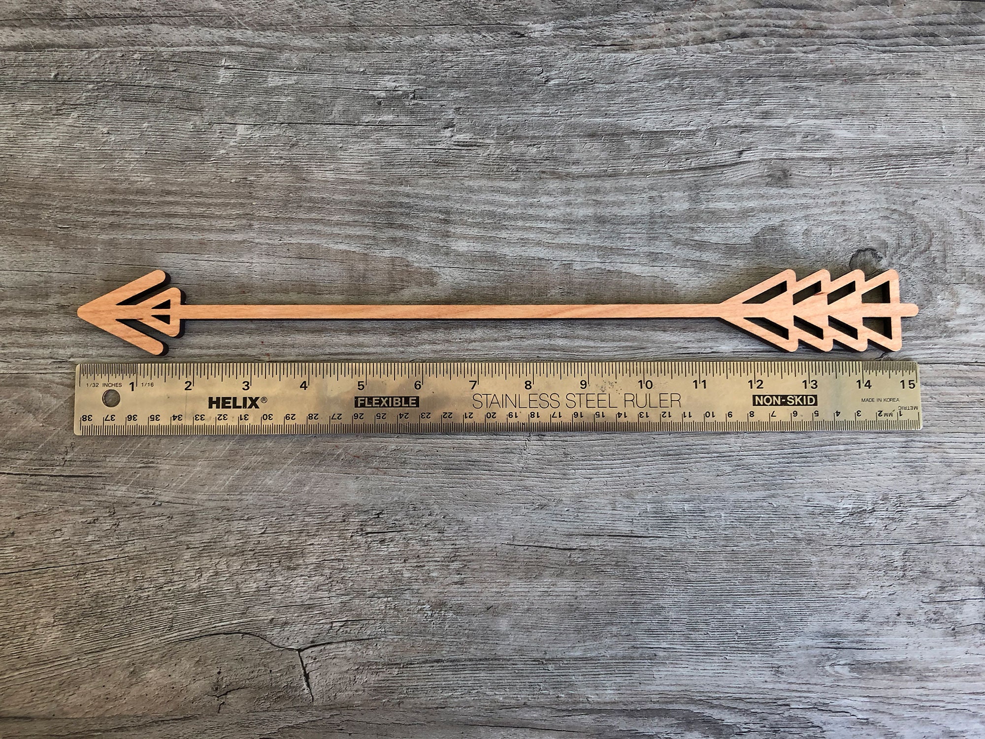 Wooden Arrow Nursery Decor, Modern Wood Arrow Wall Art From Birch, Eco ...