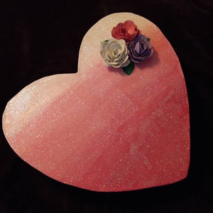 Shabby Chic Heart Decoration - Etsy
