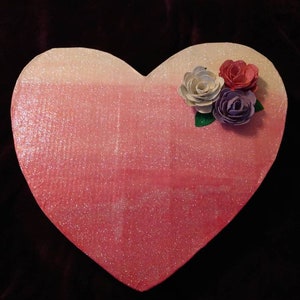 Shabby Chic Heart Decoration - Etsy