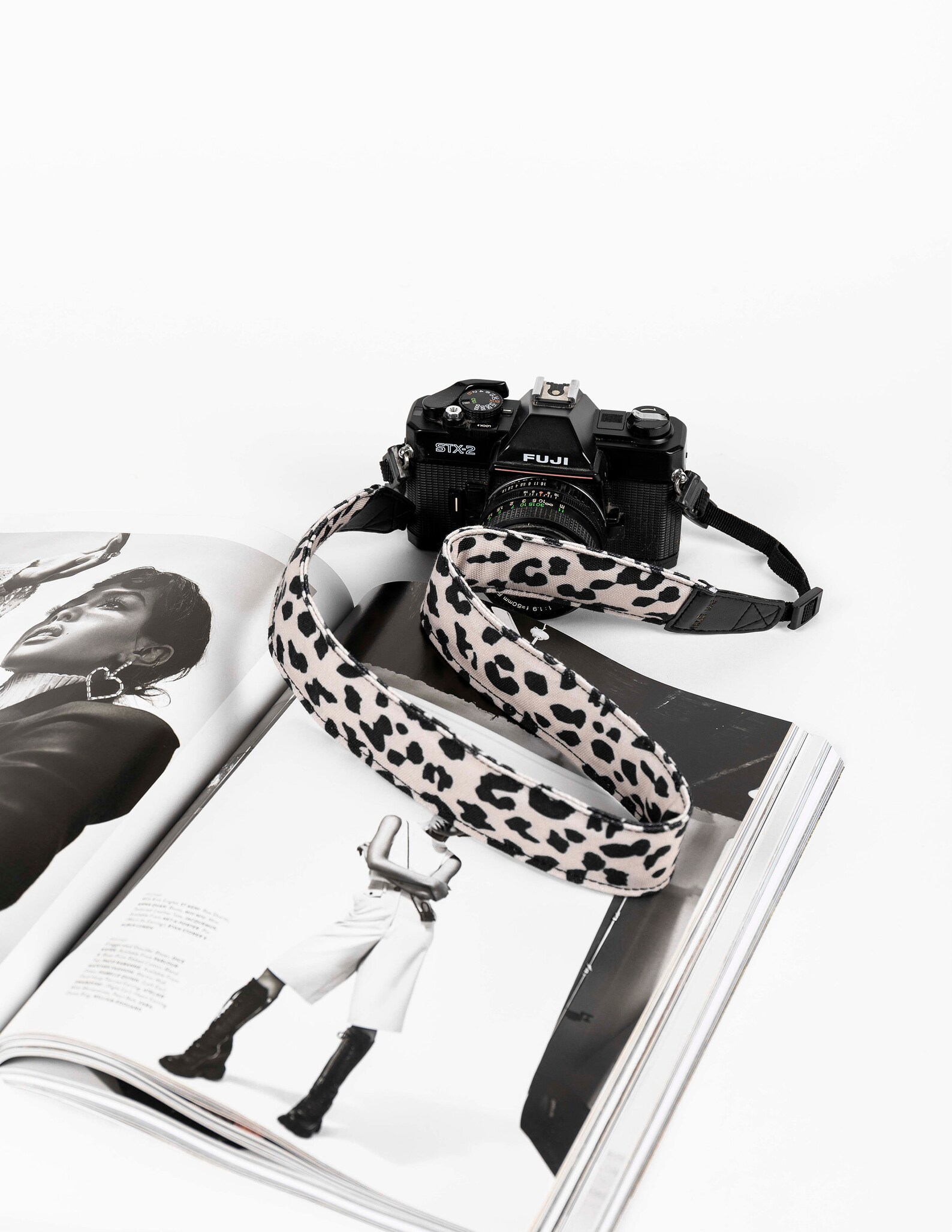 Miyah Camera Strap ( Leopard Print Camera Strap, Canvas Camera Strap ...